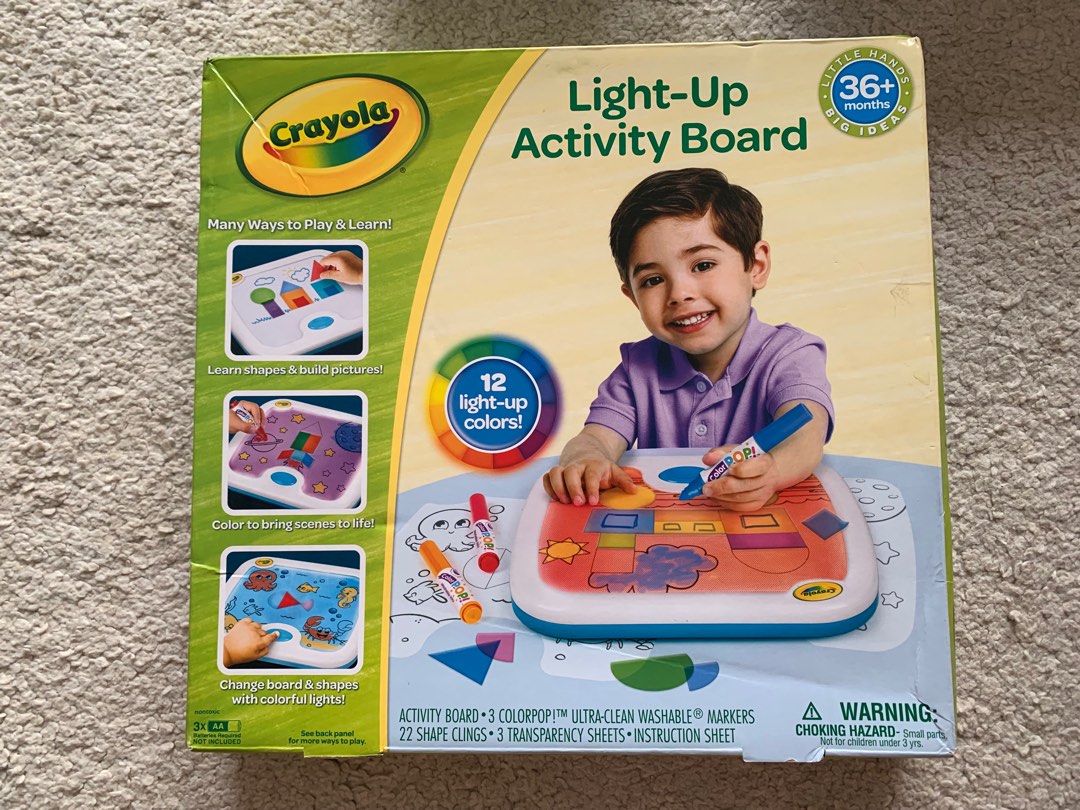 Crayola Light Up Activity Board, Hobbies & Toys, Toys & Games on Carousell