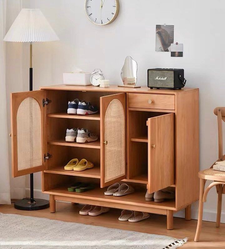 Customise Sideboard Shoe Cabinet Shoe Rack Side Console Table Rattan ...
