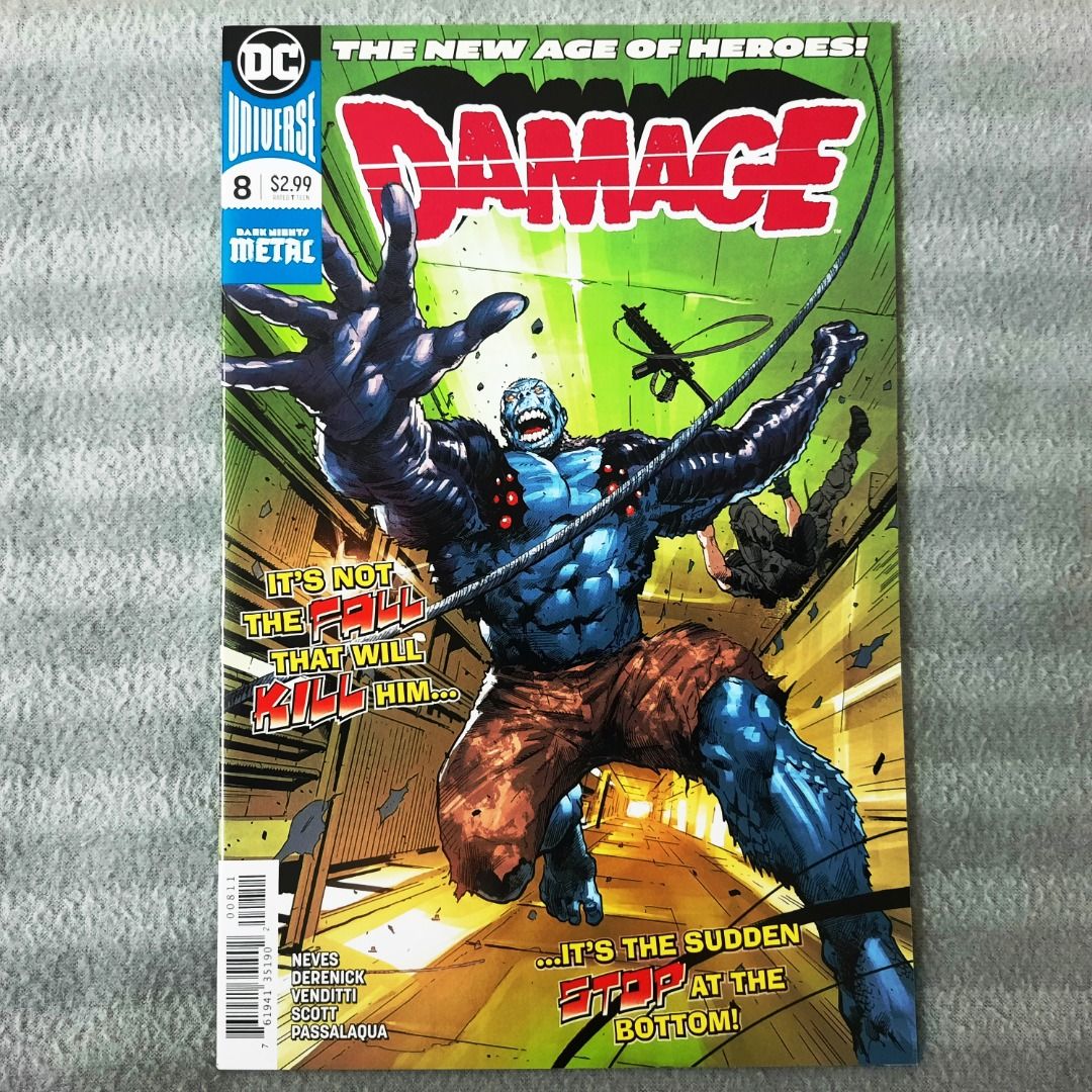 Damage #8 (DC Comics) Robert Venditti, Trevor Scott, Diogenes Neves ...