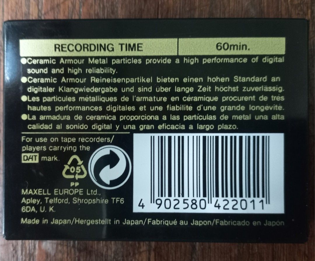 DAT box of 9 tapes, Audio, Other Audio Equipment on Carousell