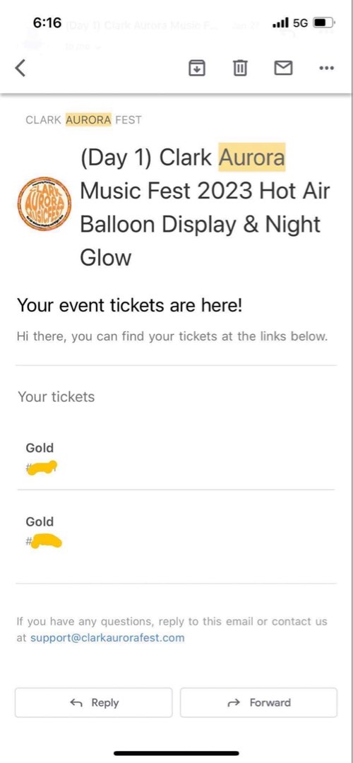 Day 1 Aurora Fest Gold Ticket, Tickets & Vouchers, Event Tickets on ...