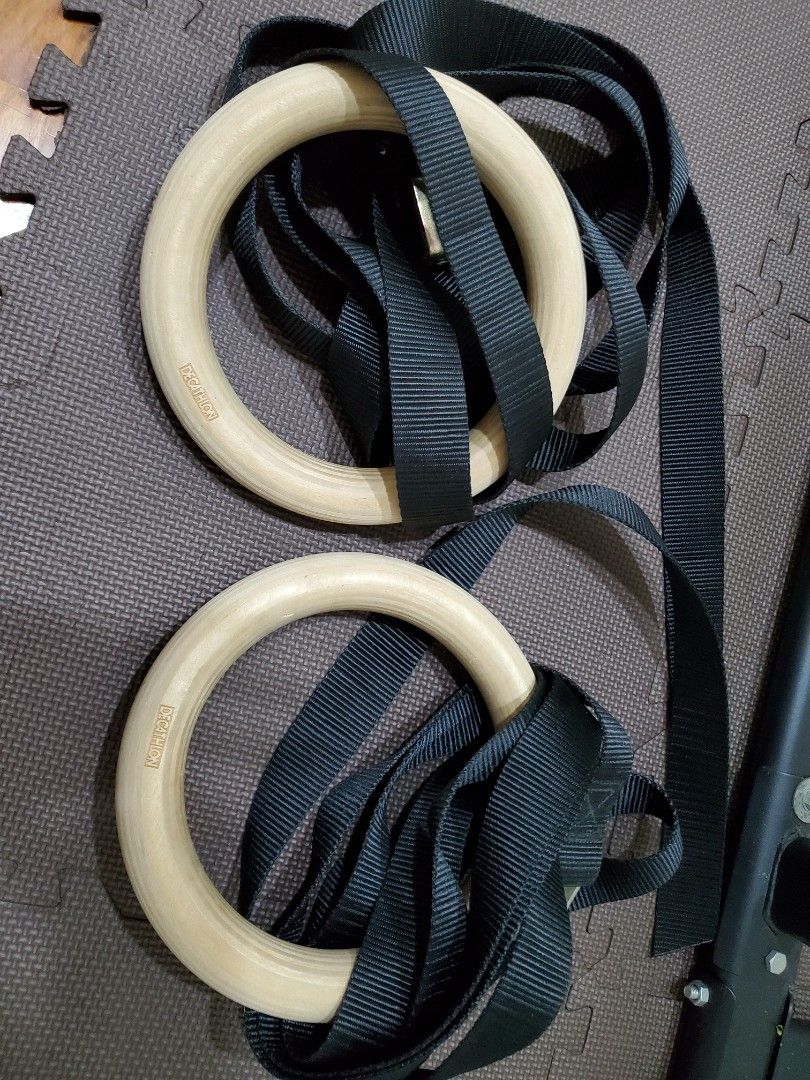 Decathlon cross training rings, Sports Equipment, Exercise & Fitness ...