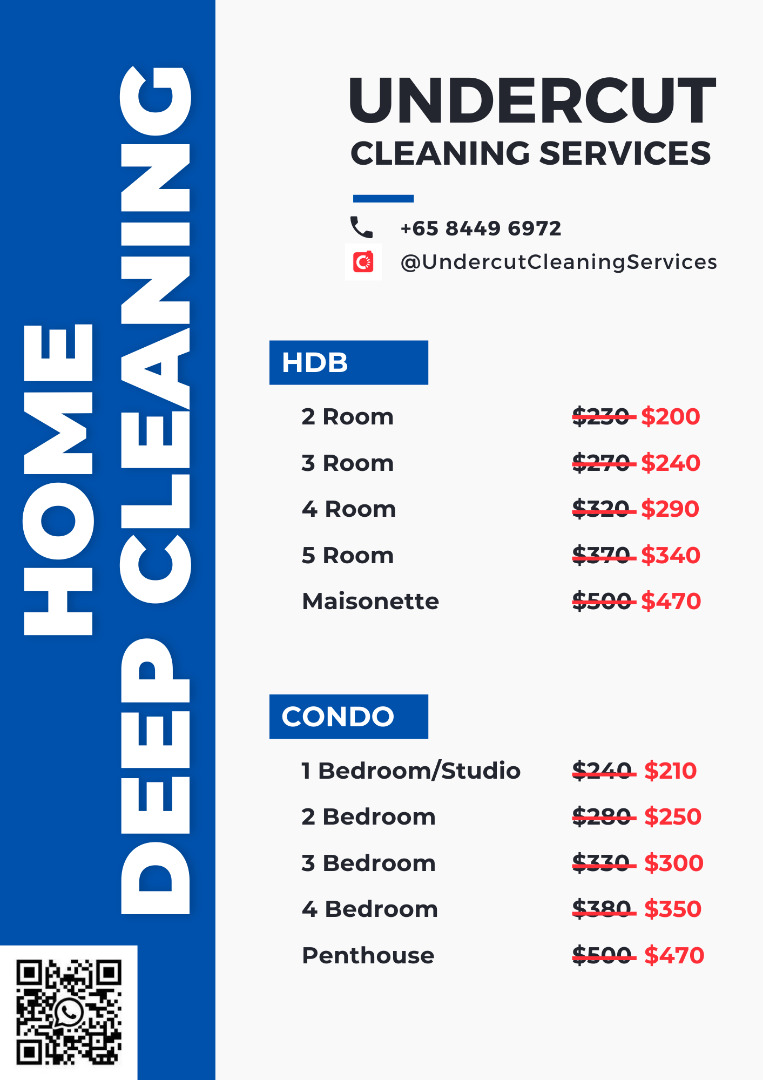 Deep / Post-Reno / Move-In Move-Out / Handover / Professional / Home ...