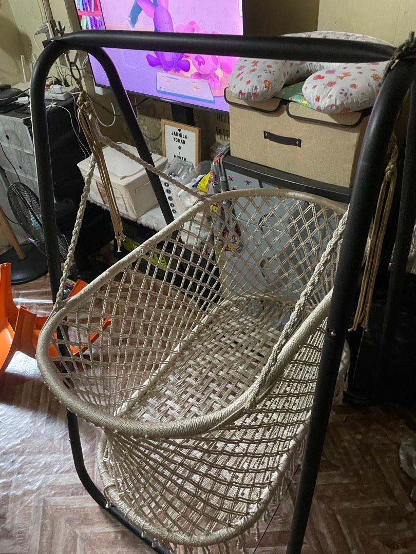 Duyan Masinsin with metal stand free rope and Adult Duyan on Carousell