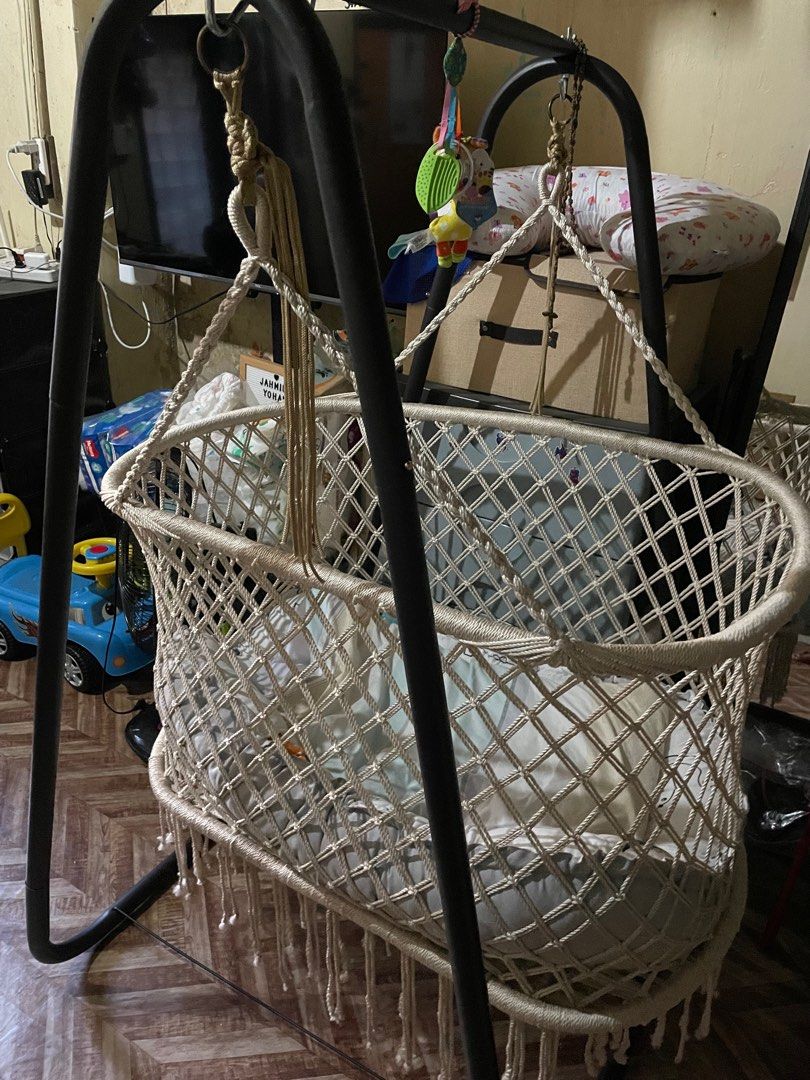 Duyan Masinsin with metal stand free rope and Adult Duyan on Carousell