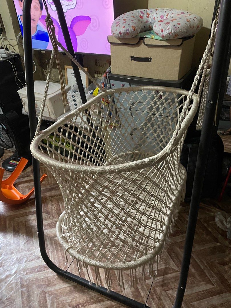 Duyan Masinsin with metal stand free rope and Adult Duyan on Carousell