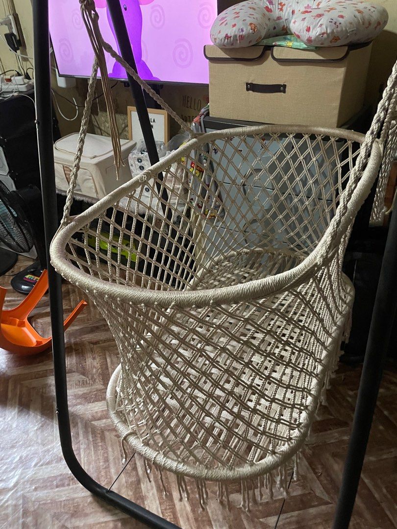 Duyan Masinsin with metal stand free rope and Adult Duyan on Carousell