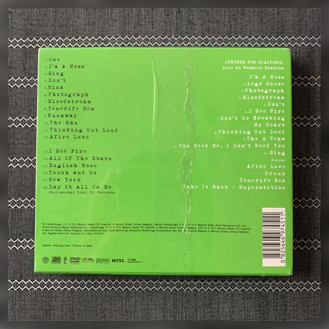 Ed Sheeran - x Multiply Wembley Edition [Imported Edition] CD + DVD, Hobbies & Toys, Music ...