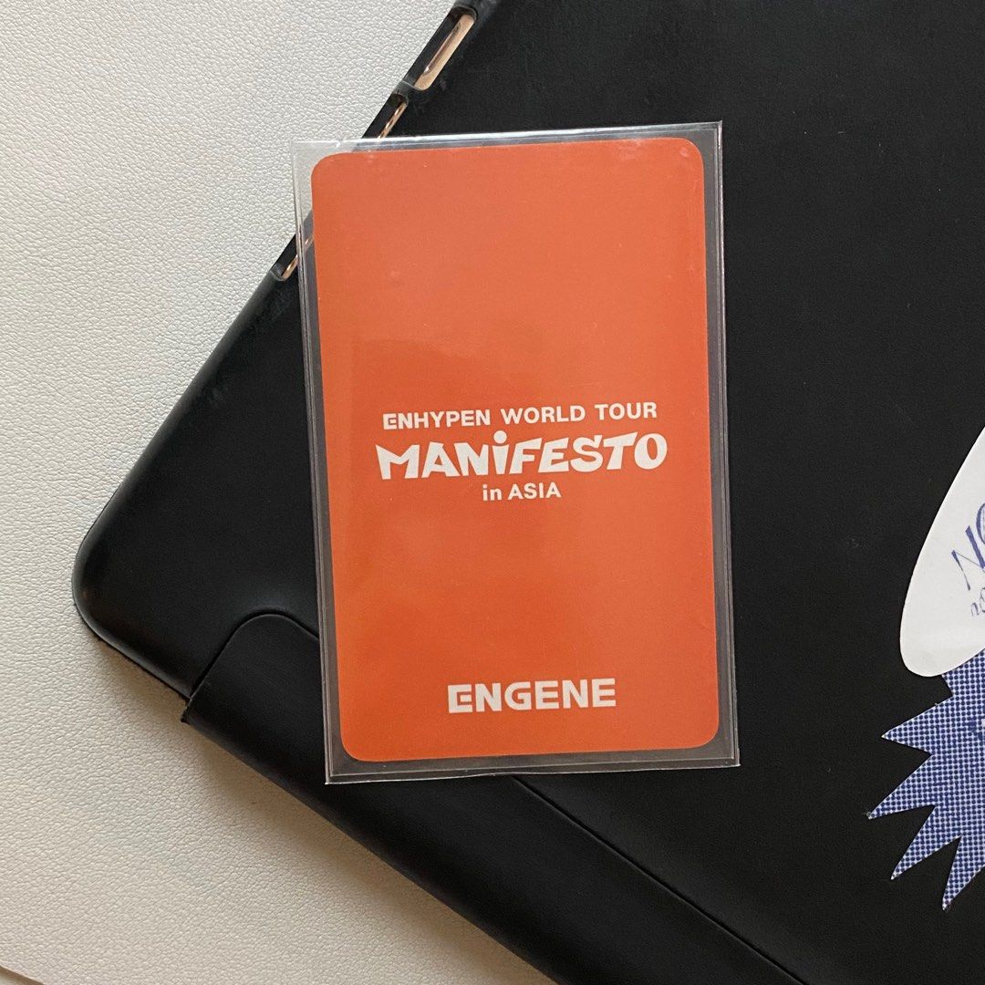Engene Zone Photocard (Manifesto in Manila / Sunghoon PC) on Carousell