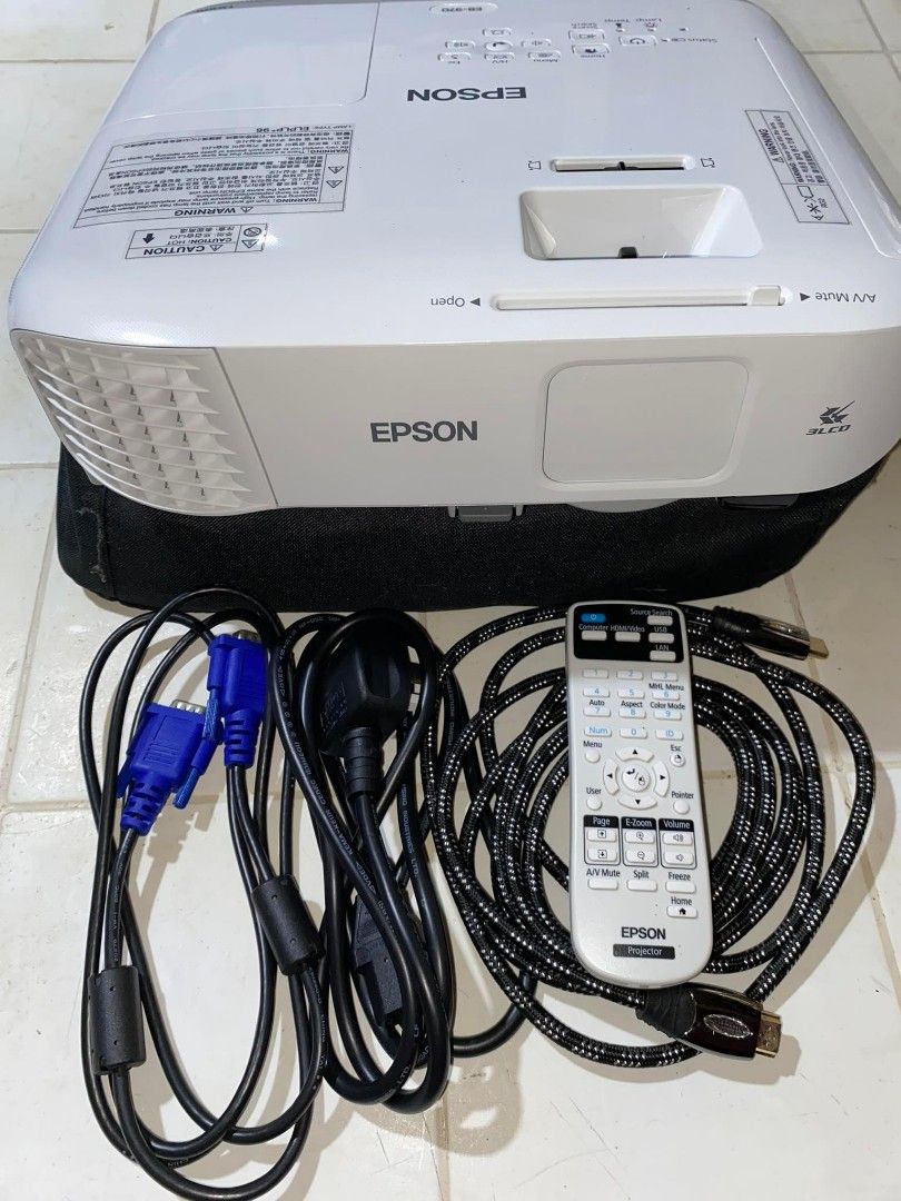 Epson multimedia projector, Computers & Tech, Printers, Scanners ...