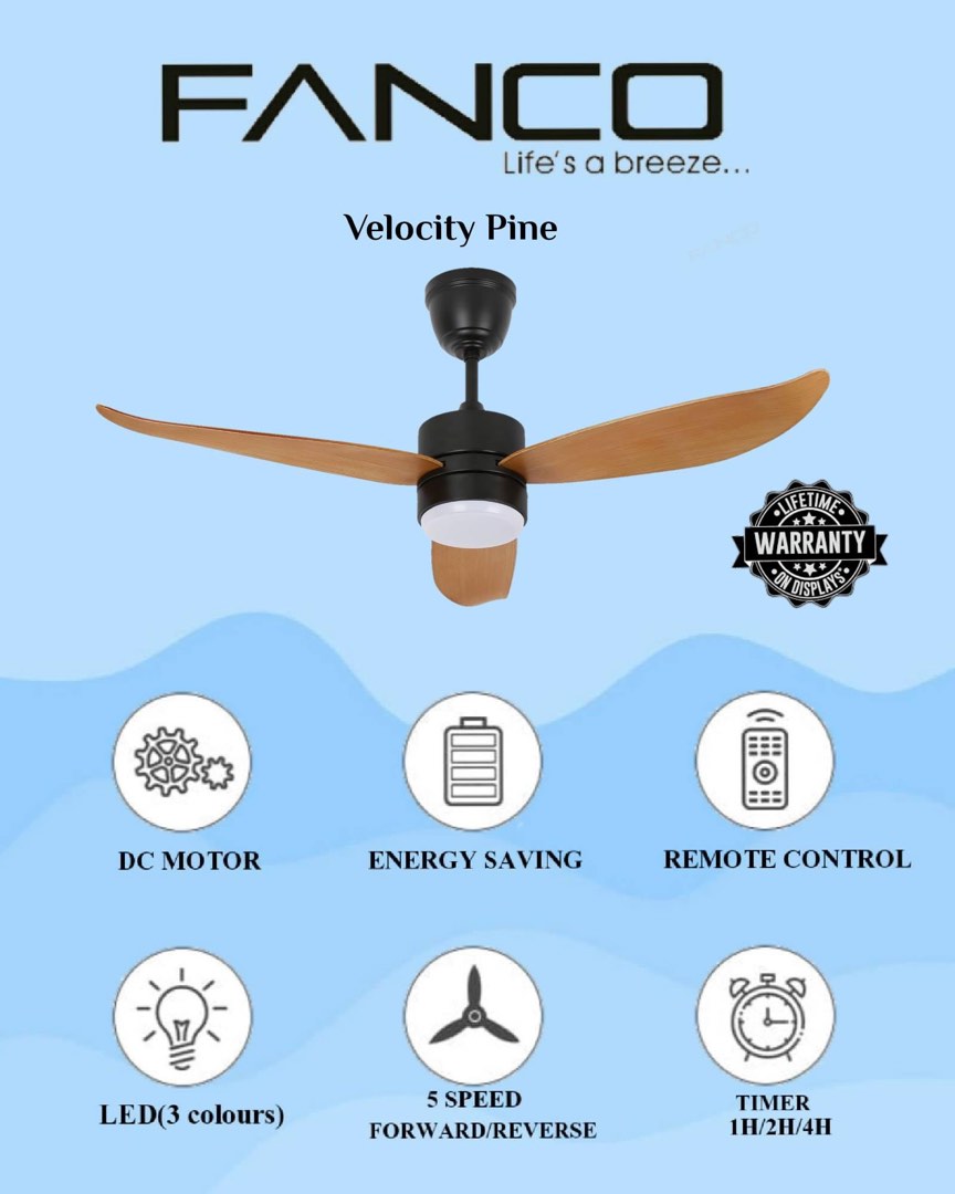 Fanco Ceiling Fan, Furniture & Home Living, Lighting & Fans, Fans on ...