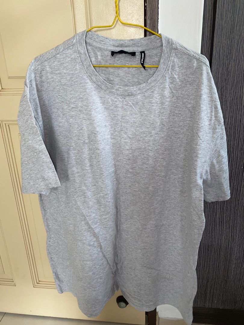 Fear of God Essentials Grey Reflective, Men's Fashion, Tops & Sets ...