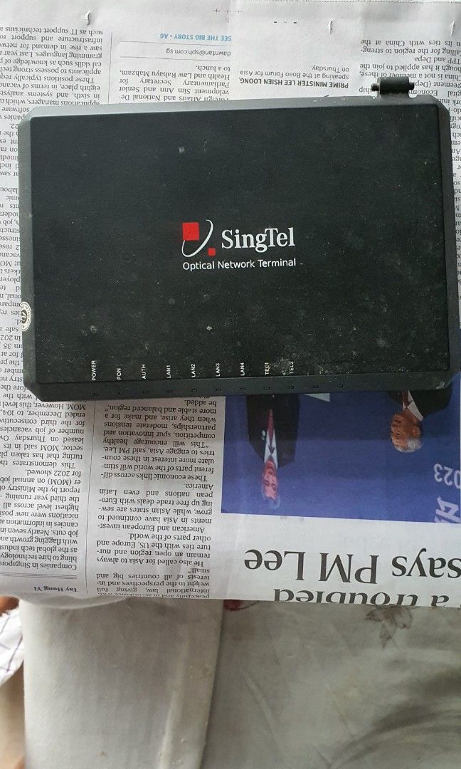 Fibre optic modem, Computers & Tech, Parts & Accessories, Networking on ...