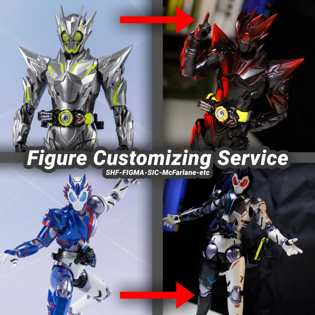 Figure Customizing Service, SHF SH Figuarts, Figma, SIC, Marvel Legends ...