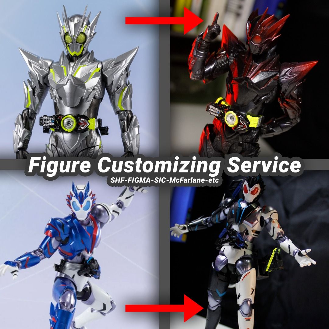 Figure Customizing Service, SHF SH Figuarts, Figma, SIC, Marvel Legends ...