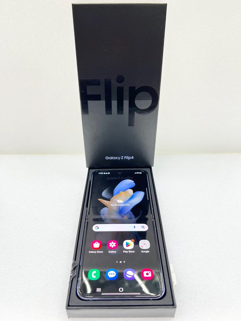 FLAWLESS Samsung Galaxy Z Flip 4 5G 256GB Blue, Mobile Phones & Gadgets, Mobile Phones, Android ...