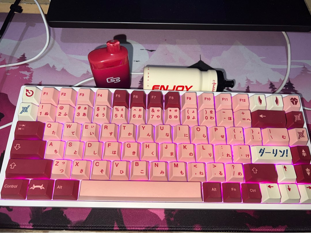 FOR SALE: RK84 75% Wireless Mechanical Keyboard with PBT Darling ...