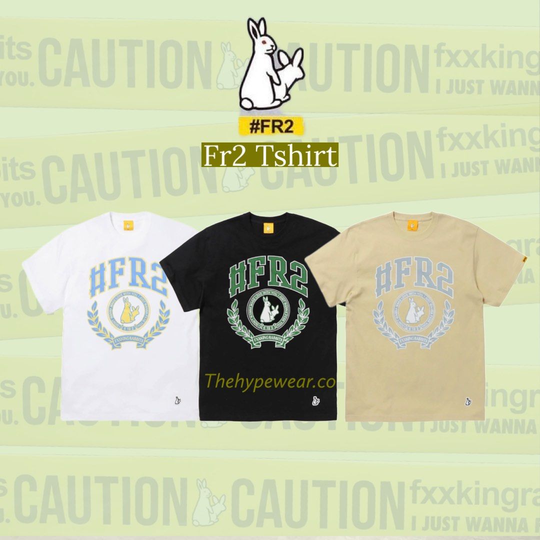 Fr2 College Logo Tshirt, Men's Fashion, Tops & Sets, Tshirts & Polo Shirts on Carousell