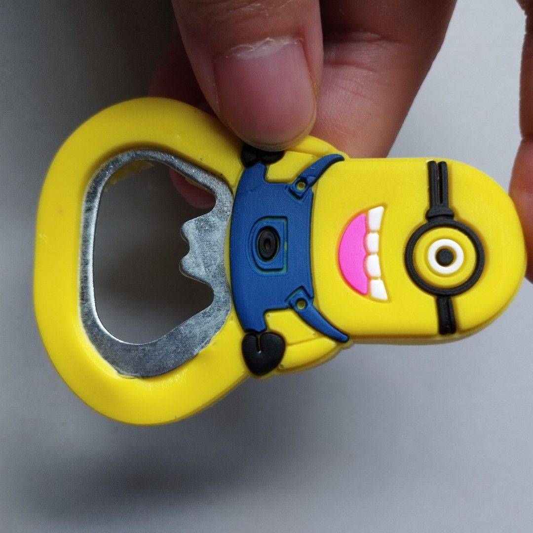 Free gift blessing cute minion bottle opener, Furniture & Home Living ...