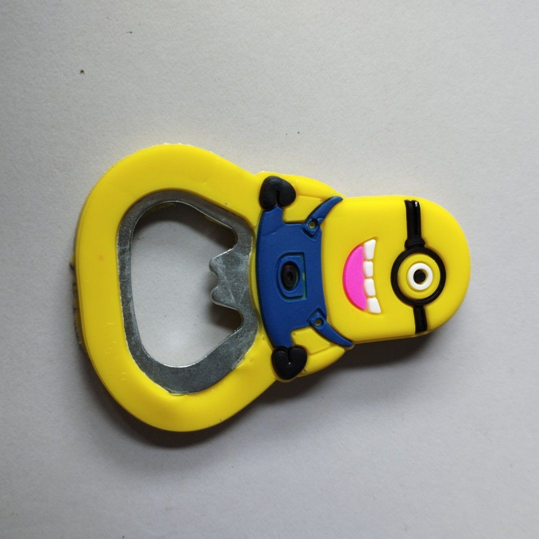 Free gift blessing cute minion bottle opener, Furniture & Home Living ...