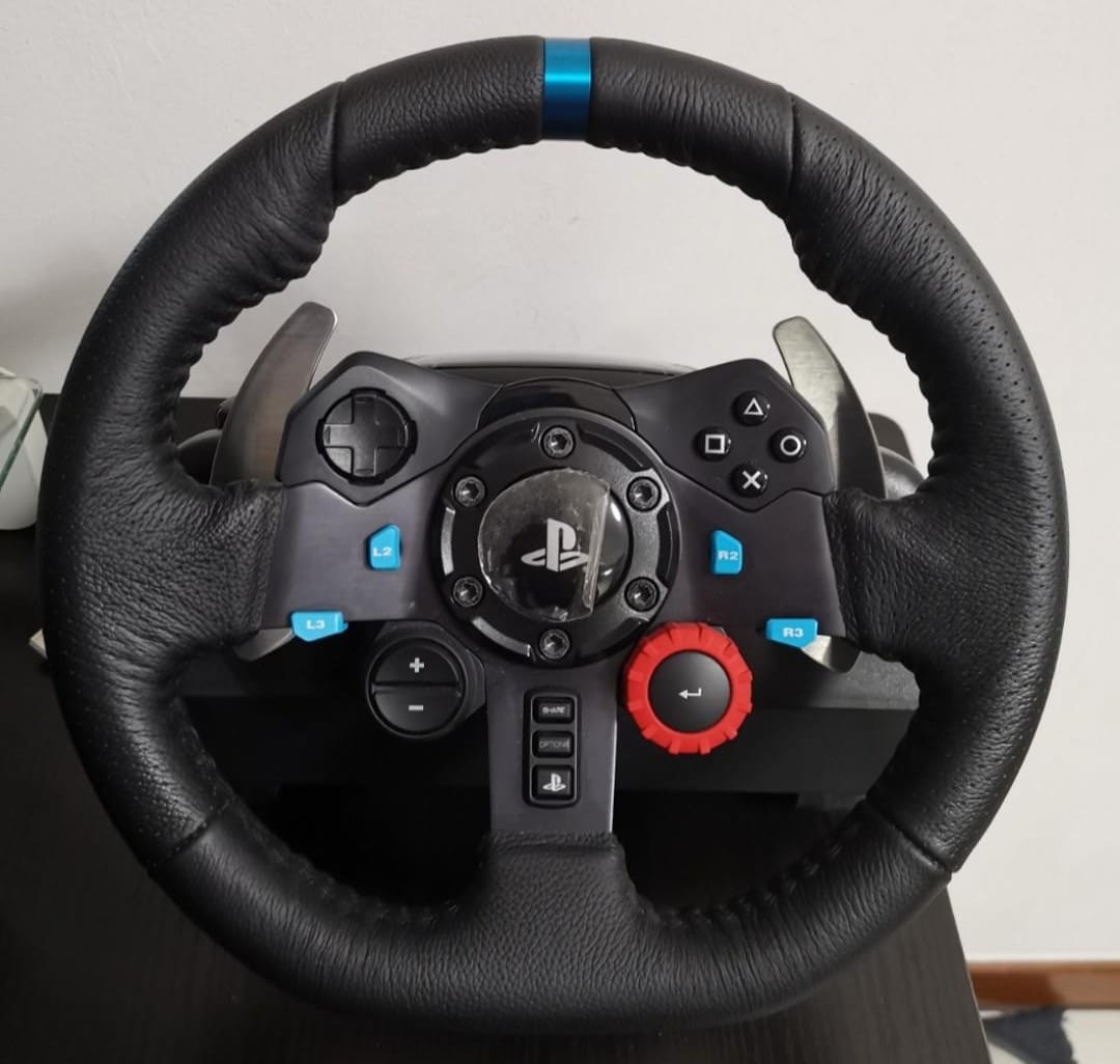 Full Set Logitech G29 Steering Wheel + H-Shifter, Video Gaming, Gaming ...