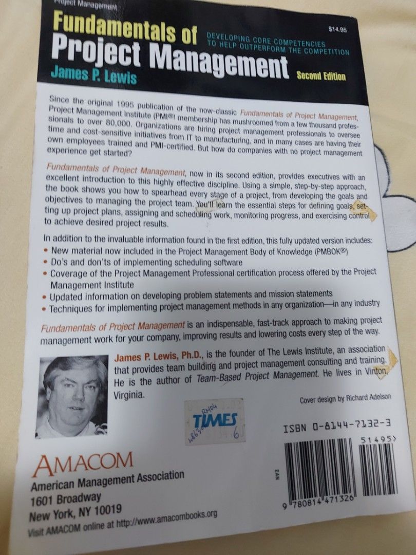 Fundamental of Project Management, 興趣及遊戲, 書本 & 文具, 教科書 - Carousell