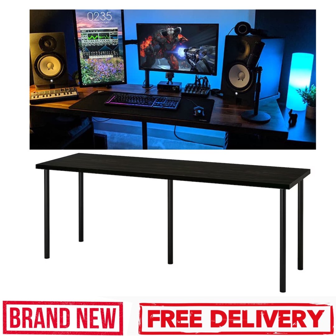 Gaming desk, combo used in pretty much every fancy PC Gaming setup ...