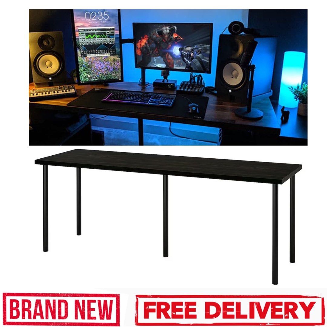 Gaming desk, combo used in pretty much every fancy PC Gaming setup ...