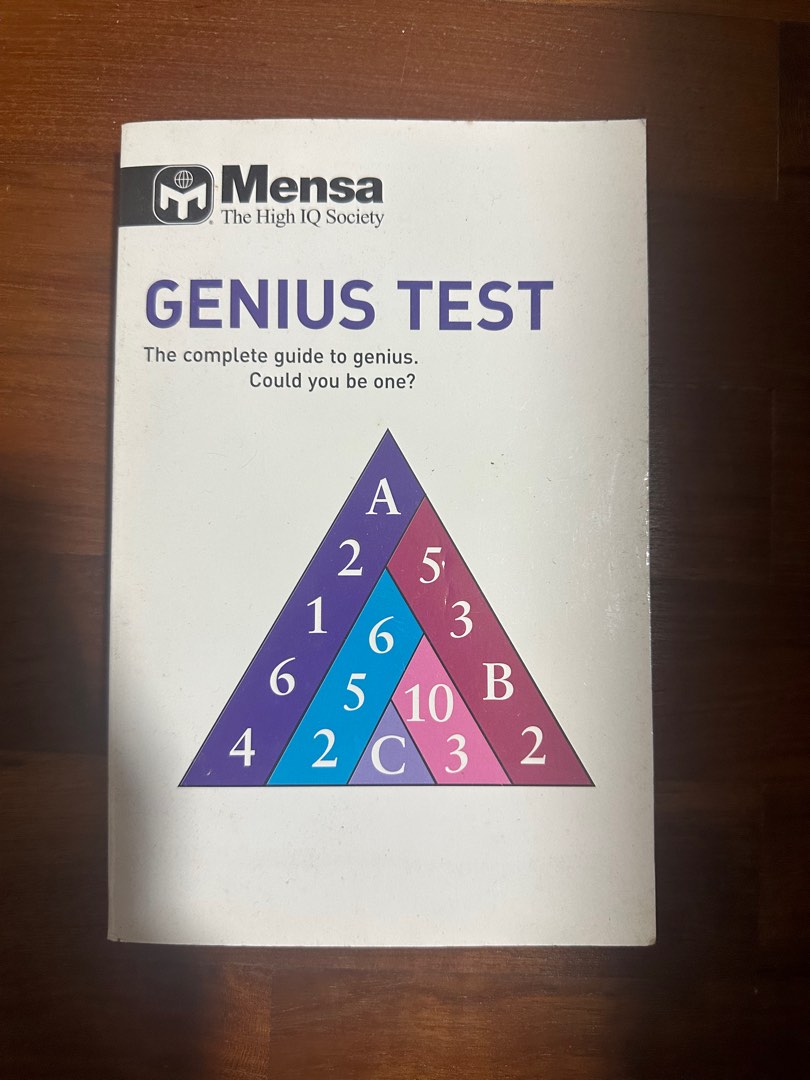 Genius test by Mensa, Hobbies & Toys, Books & Magazines, Assessment ...