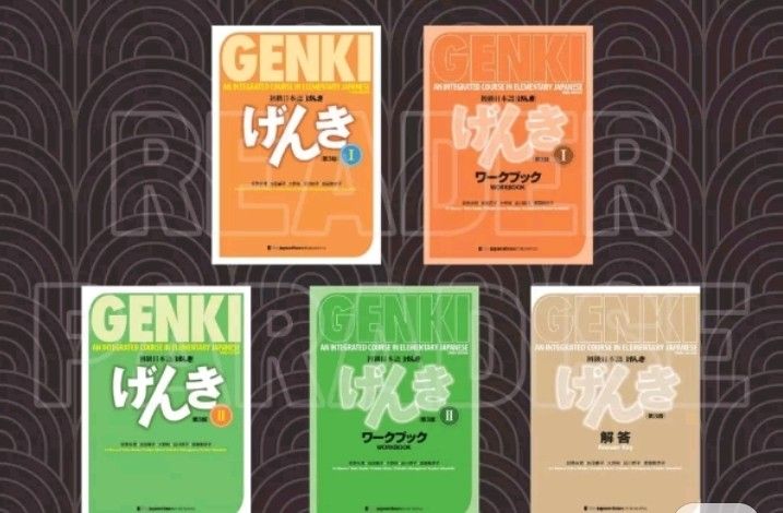 Genki Japanese textbook (5 in 1 bundle), Hobbies & Toys, Books ...