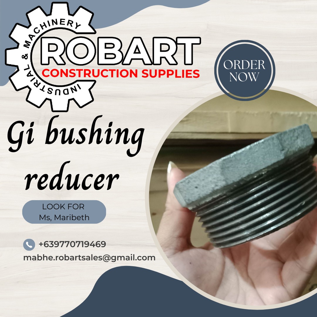 Gi bushing reducer, Commercial & Industrial, Construction Tools ...