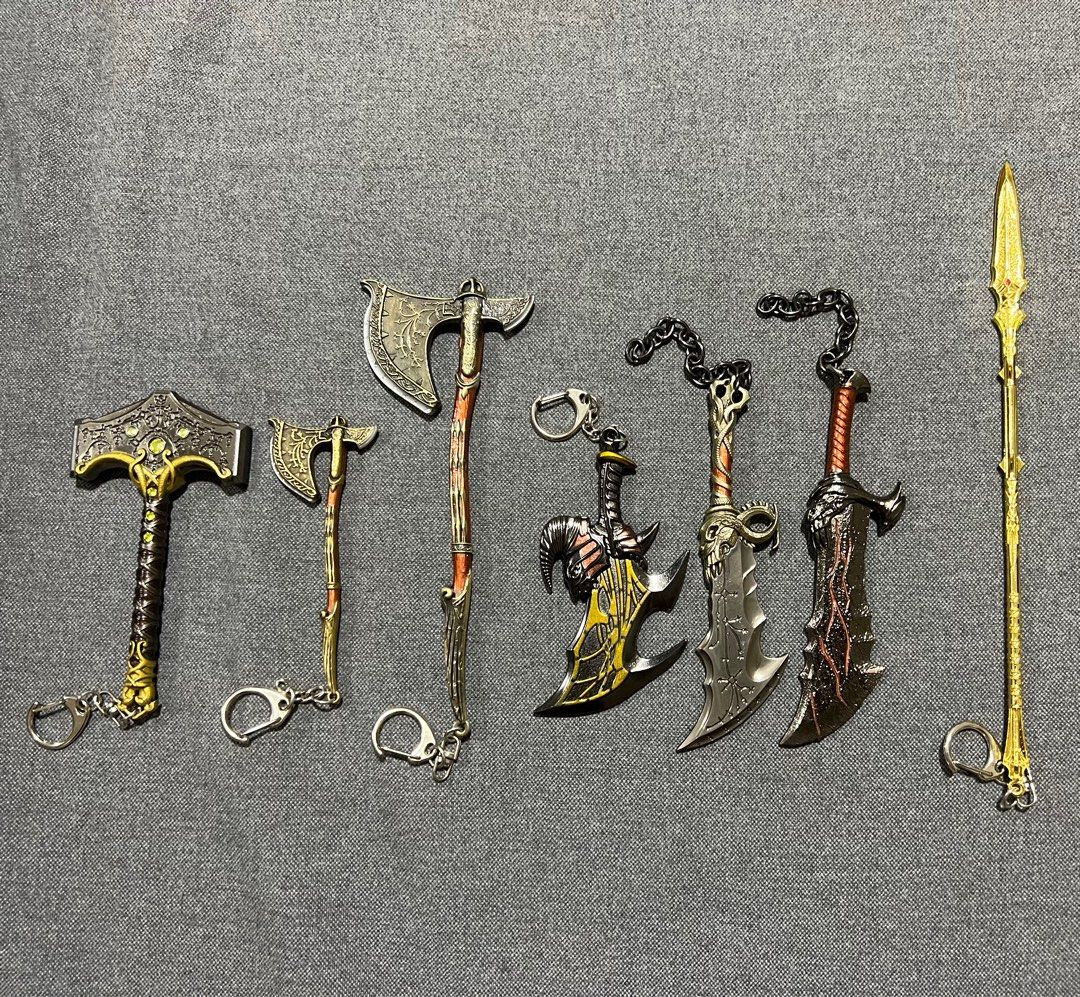 God Of War Ragnarok Keychains, Hobbies & Toys, Toys & Games on Carousell