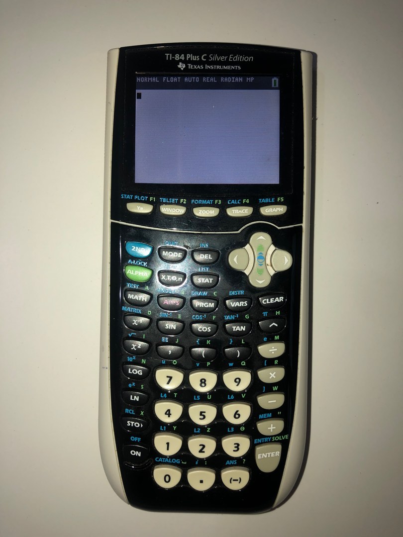 Graphic Calculator Texas Instruments TI-84 Plus C Silver Edition ...
