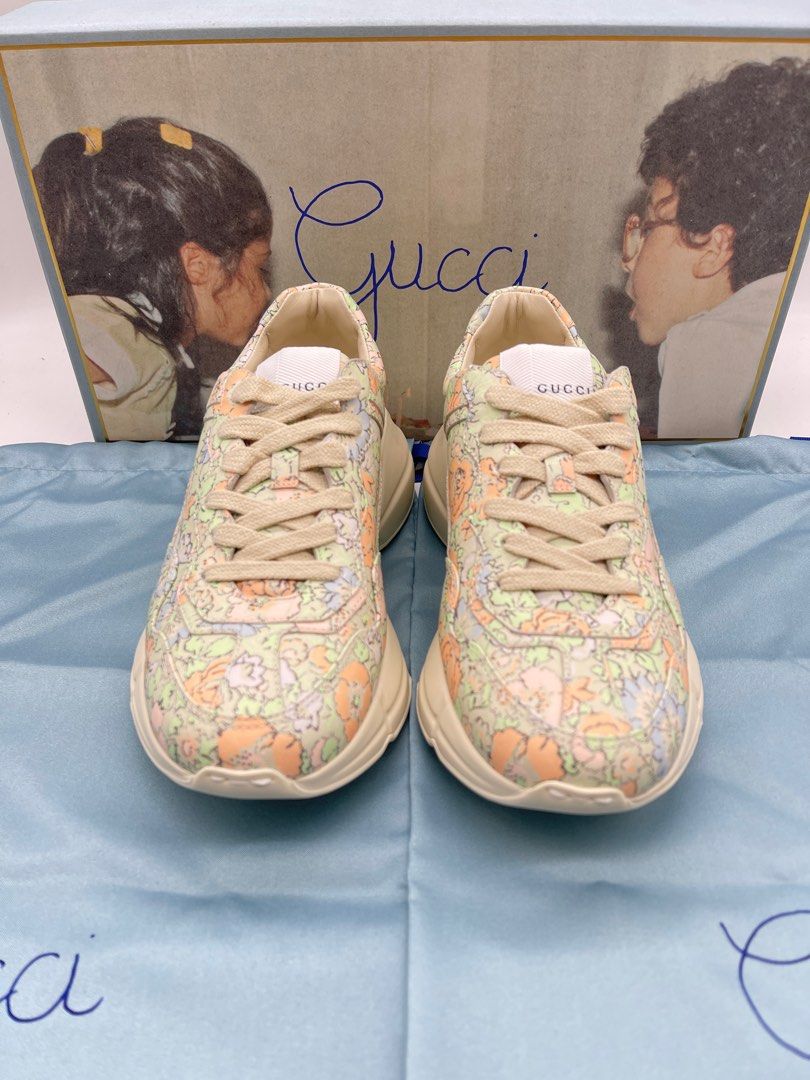 Gucci Rhyton Liberty London, Luxury, Sneakers & Footwear on Carousell