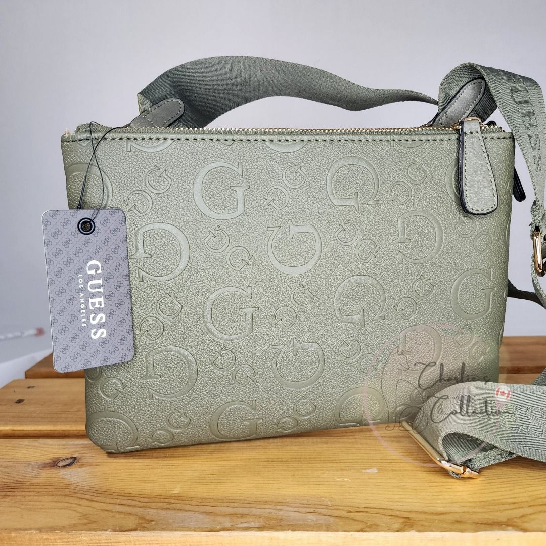 GUESS Mariam crossbody (green), Women's Fashion, Bags & Wallets, Cross ...