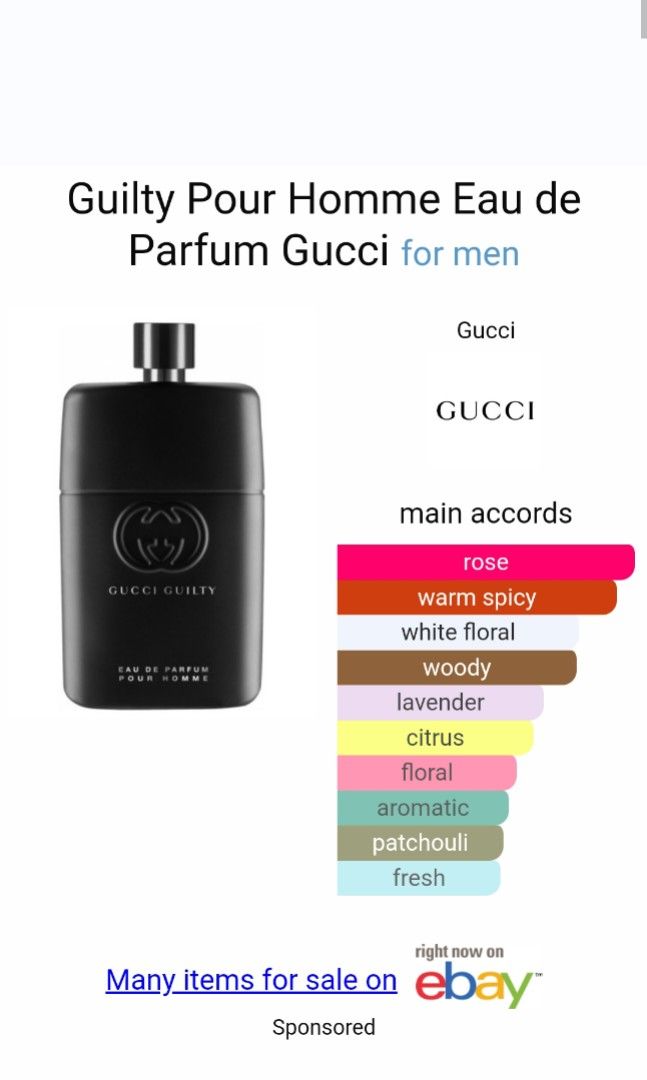 Guilty Pour Homme EDP For Men 100ml by GUCCI Original Tester Eropa (NEW ...