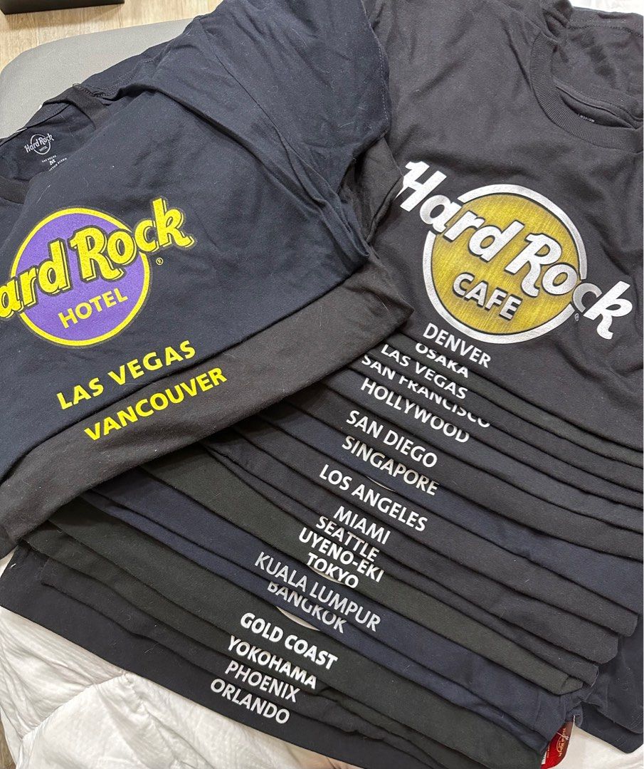Hard Rock Cafe Tee T shirt collectible, Men's Fashion, Tops & Sets ...