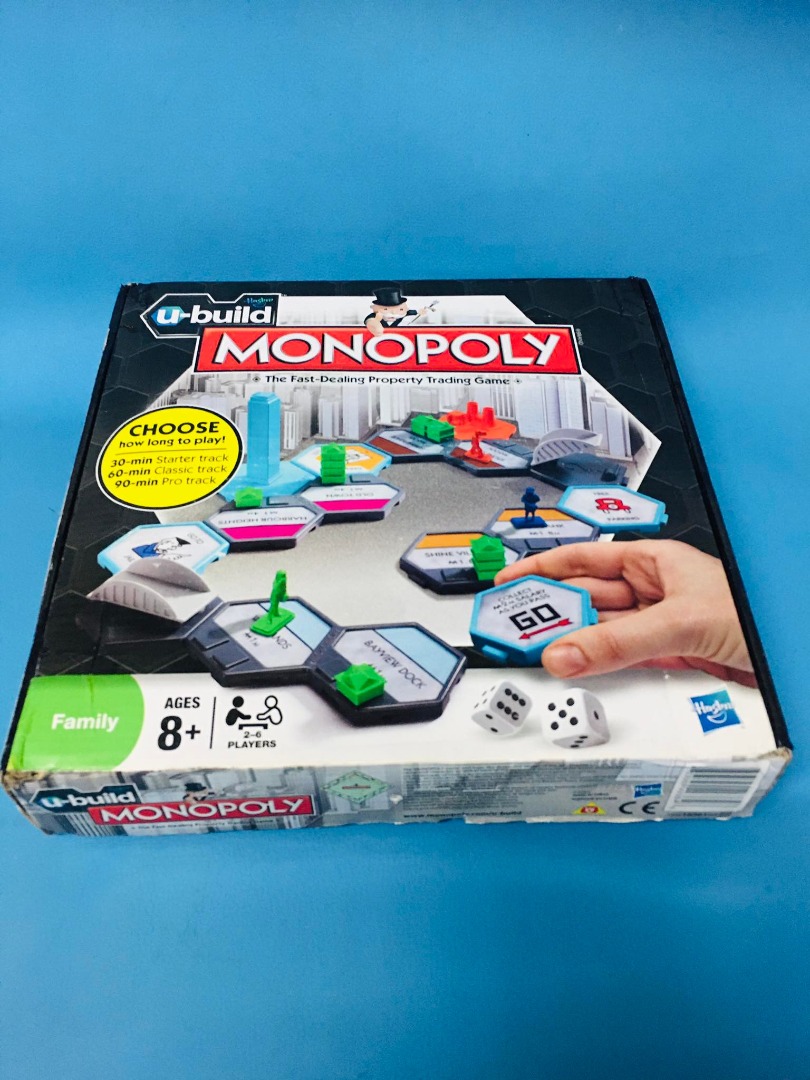 Hasbro U-Build Monopoly, Hobbies & Toys, Toys & Games on Carousell