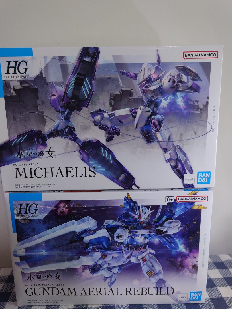 HG Michaelis + HG Gundam Aerial Rebuild, Hobbies & Toys, Toys & Games ...