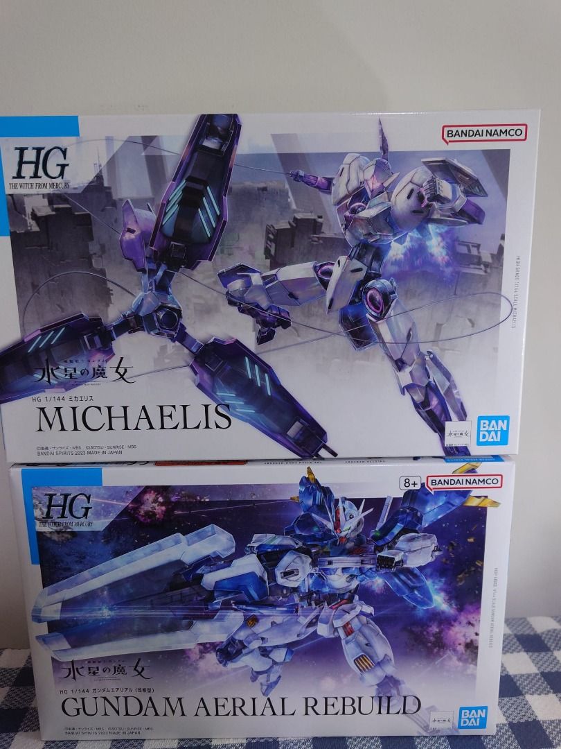 HG Michaelis + HG Gundam Aerial Rebuild, Hobbies & Toys, Toys & Games ...