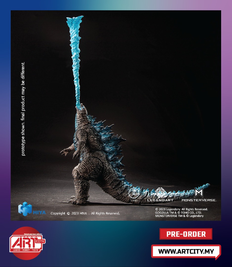Hiya Toys - Exquisite Basic Action Figure - Heat Ray Godzilla ...