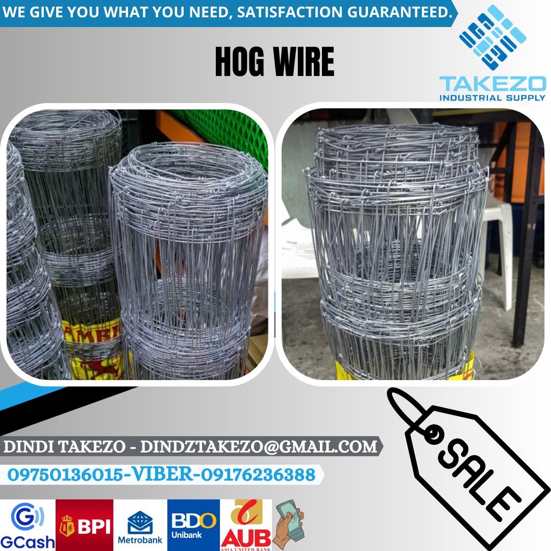 Hog Wire, Commercial & Industrial, Industrial Equipment on Carousell