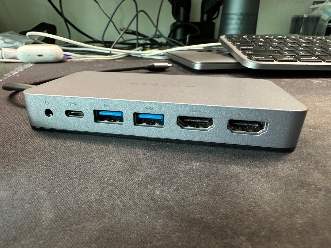 HyperDrive Dual 4K HDMI Monitor 10-in-1 USB-C Hub for M1 / M2 MacBook ...