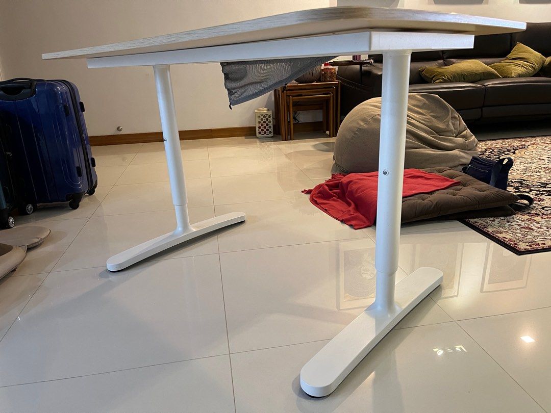 IKEA Bekant Study Table, Furniture & Home Living, Furniture, Tables ...