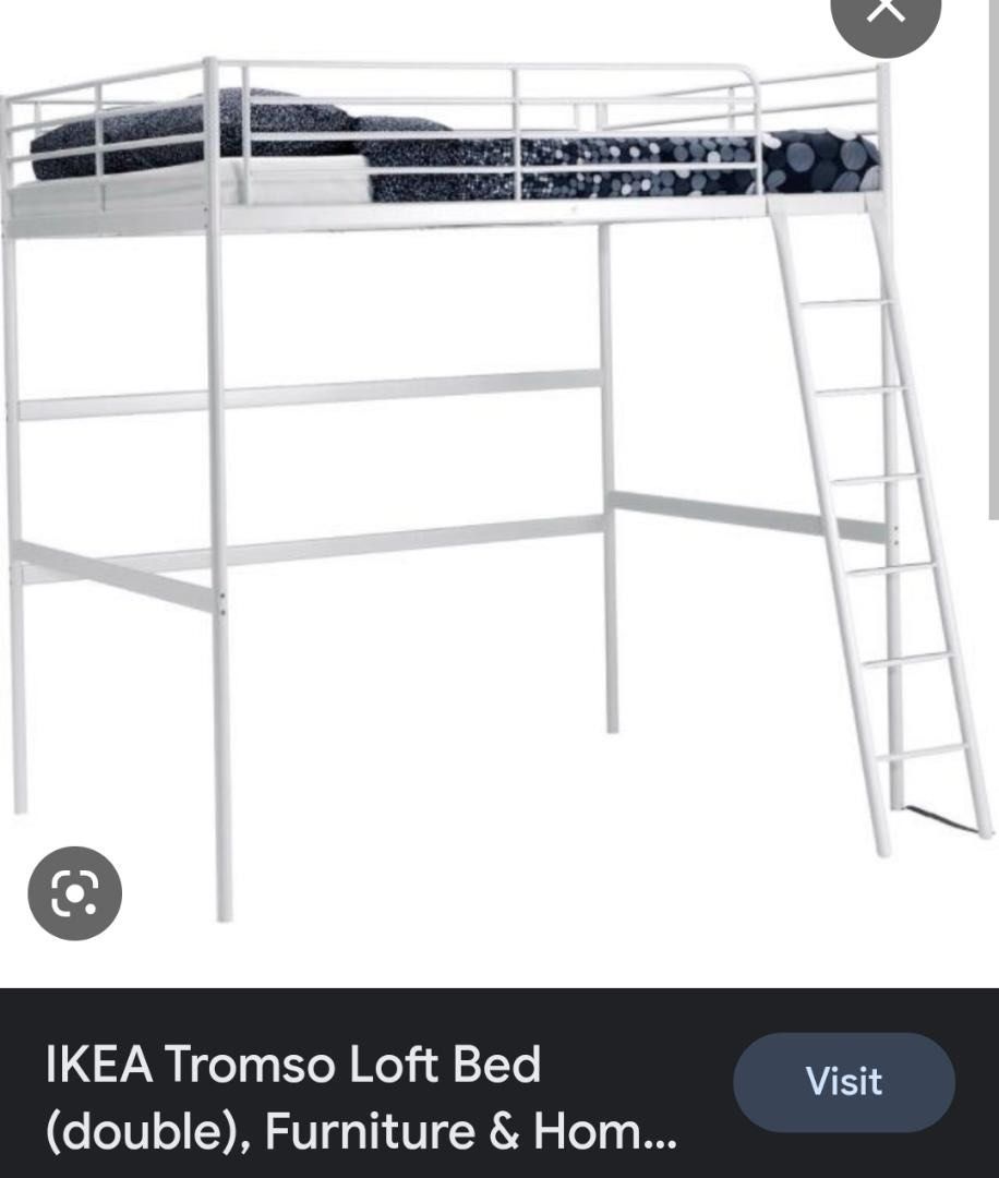 IKEA Tromso Loft Bed (QUEEN SIZE), Furniture & Home Living, Bedding ...