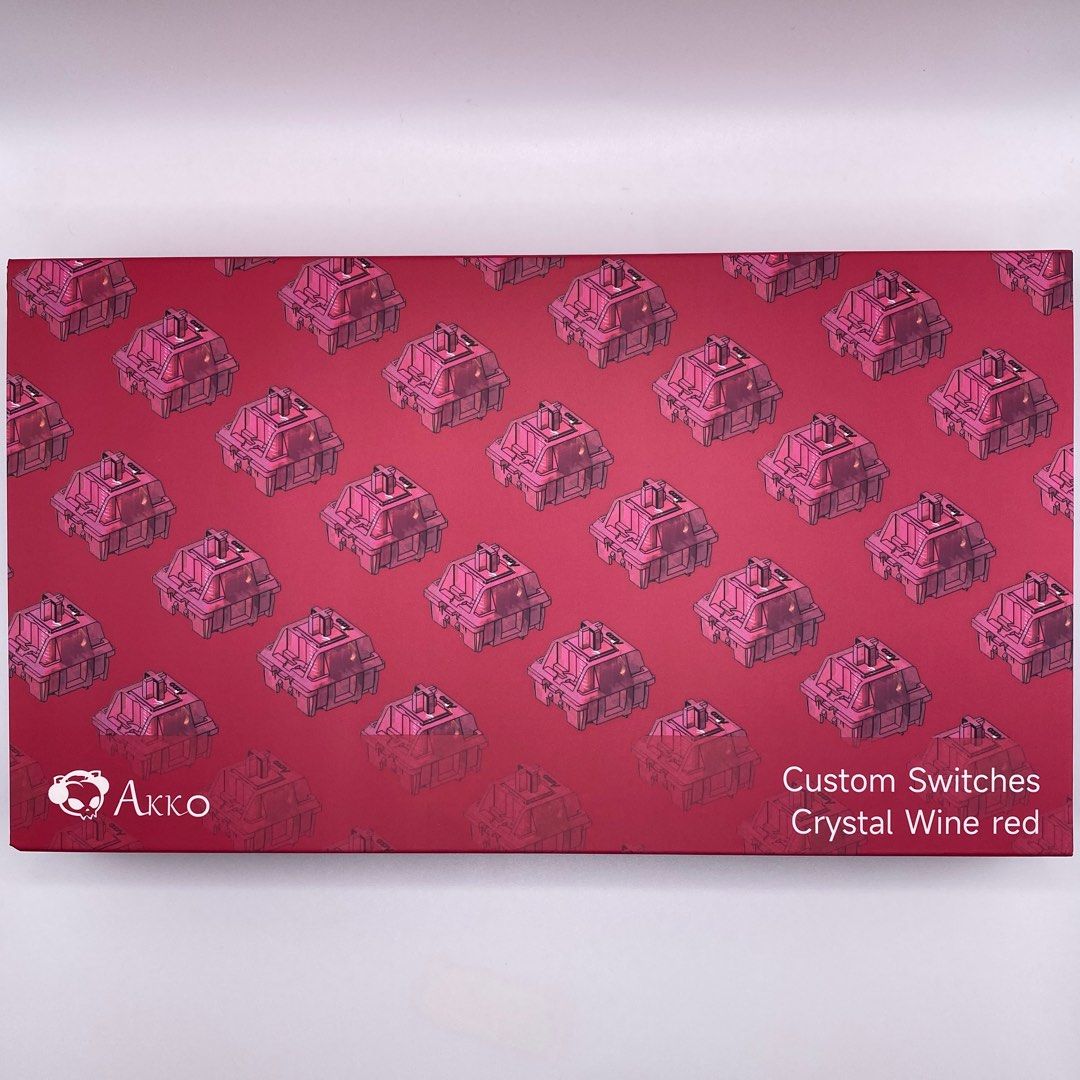 [INSTOCK] AKKO CS Crystal Wine Red Keyboard Switches, Computers & Tech ...