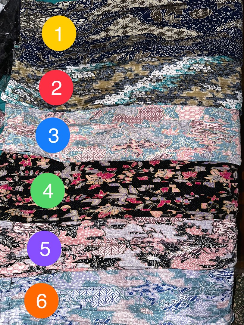 Ironless Kain Batik Jawa Raya Pleated (fit S-M), Women's Fashion ...