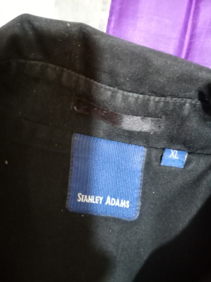 Jaket Stanley Adams Hitam, Fesyen Pria, Pakaian , Baju Luaran di Carousell