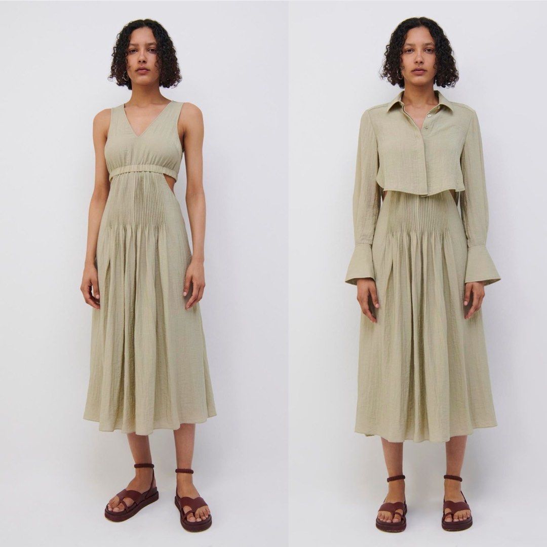 Jonathan Simkhai Jarvis Lace Cut out Midi Dress in White, Rosemary ...