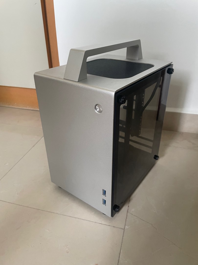 Jonsbo T8 Silver ITX case, Computers & Tech, Parts & Accessories ...